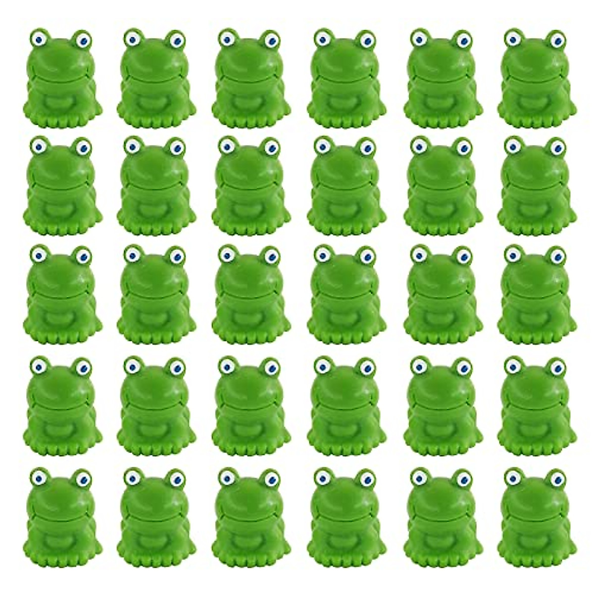 JKanruh 30 Pcs Mini Animals Miniature Resin Frogs,Cute Frogs Fairy Garden Moss Landscape Ornaments for Outdoor Decoration,Home Décor …
