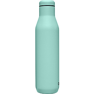 CamelBak Horizon 25oz Water Bottle - Insulated Stainless Steel - Wine Compatible - Leak Proof - Coastal