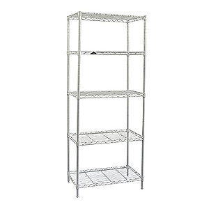 Apollo Hardware White 5-Shelf Wire Shelving 24"x14"x60" (White)