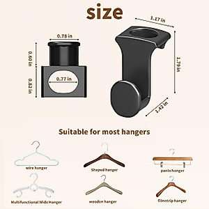 Clothes Hanger Space Saving .30Pack Space Saving Hangers Hooks,.Clothes Hanger Connector Hooks.hanger extender hooks.Sturdy Hanger Connector Hooks,space saving hanger hooks as Closet Organizer