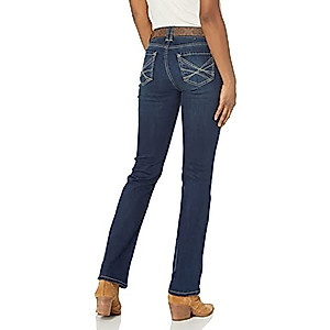 WallFlower Women's Legendary Slim Bootcut Mid-Rise Belted Insta Stretch Juniors Jeans (Standard and Plus), Eden, 11