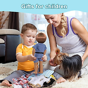 18-inch Boy Doll Clothes Accessories - Logan 18 Pcs 6 Set Doll Outfits Fashion Daily Costume Set Fits All 18 inch Dolls