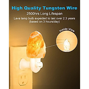 OuuKoo Salt Lamp Bulbs - 15 Watt Light Bulbs for Scentsy Wax Warmer - C7 Replacement Bulbs for Plug in Wax Diffuser- Warmwhite - Dimmable,15 Packs