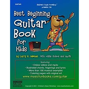 Best Beginning Guitar Book for Kids: Easy learn how to play guitar method made simple for beginner students and children of all ages with essential ... and more (Guitar Books by Music Fun Books)