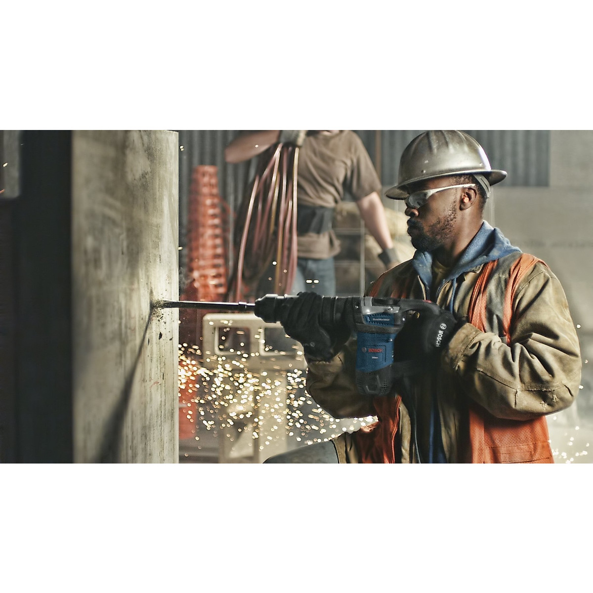 Bosch DH507-RT 10 Amp SDS-Max Variable-Speed Demolition Hammer (Renewed)