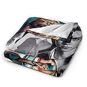 Gifts for Women Throw Blankets Baby Warm ,for Sofa, Bed,Living Room, Durable Home Decor Flannel Blanket for Adult and Kids (50"x40")