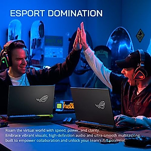 Asus 2022 ROG Strix G15 15.6'' FHD 144Hz Gaming Laptop, AMD Ryzen 7-4800H, 16GB RAM, 512B PCIe SSD, Backlit Keyboard, GeForce RTX 3060 Graphics, Windows 11 Home, Gray, 32GB Snowbell USB Card