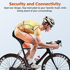 Bone Conduction Headphones, 2 in 1 Open-Ear Wireless Sports Headphones and MP3 Player, 10H Playtime & 8G Memory Card, Bluetooth 5.2 Wireless Earphones Waterproof for Running, Biking, Hiking, Gym