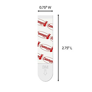 Command Large Replacement Strips, Re-Hang Indoor Hooks (GP023-20NA) with Refill Strips, Easy to Open Packaging