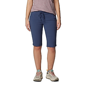 Columbia Women's Anytime Outdoor Long Short Shorts, nocturnal, 8x13