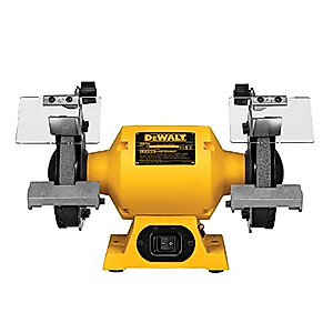 DEWALT Bench Grinder, 6 Inch, 3/4 HP, 3,600 RPM For Larger Grinding Applications(DW756)
