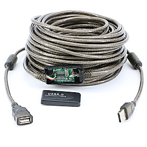 PASOW USB 2.0 A Male to A Female Extension Cable High Speed 480 Mbps (50 Feet(15m))