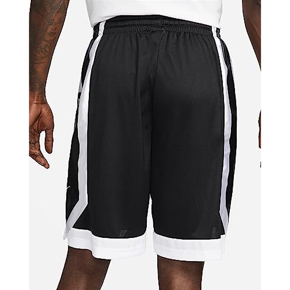 Nike Dri-FIT Elite Men's Basketball Shorts Size - M Black/White