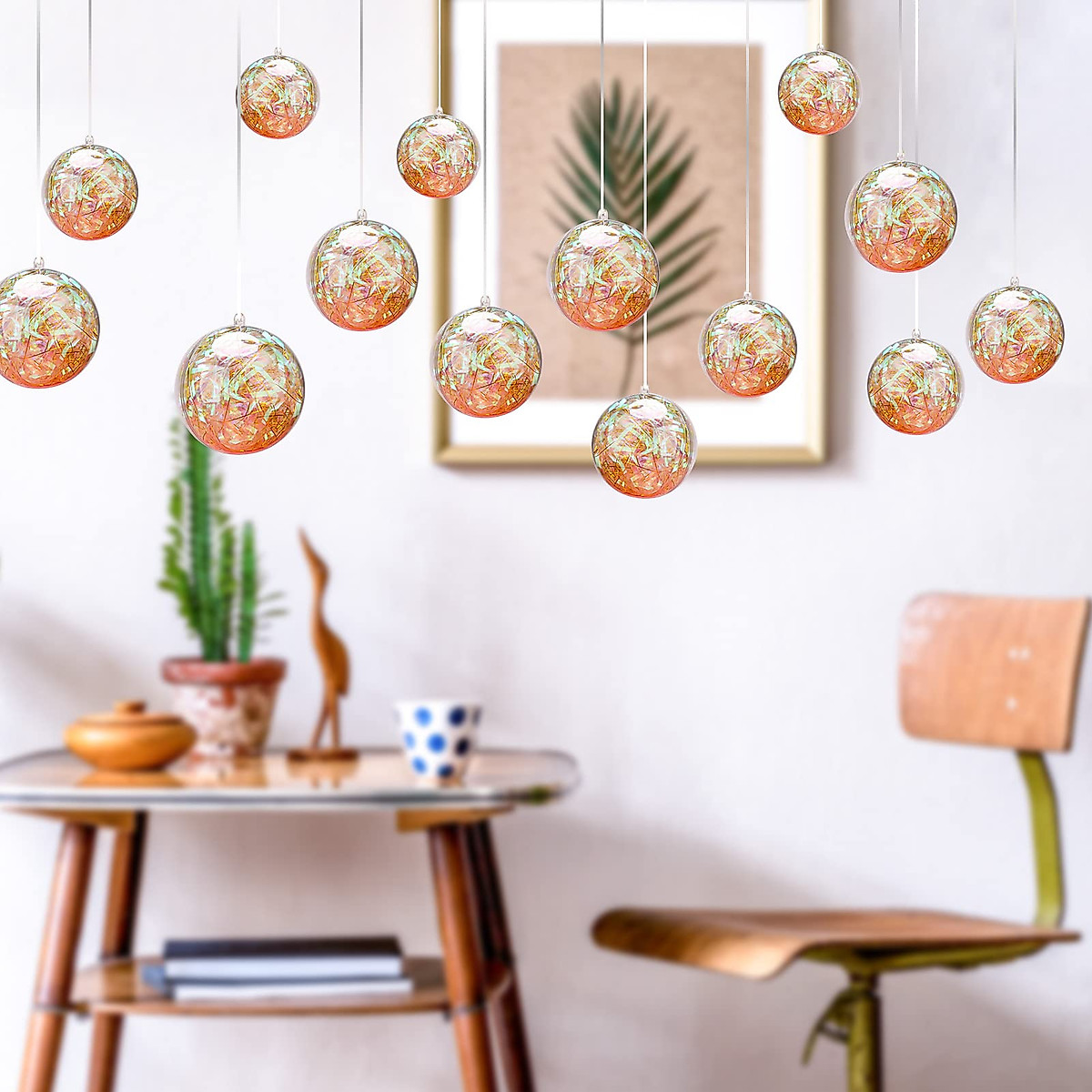 Zwish 1LB Sparkly Iridescent Film PP Hamper Shreds & Strands Shredded Crinkle Confetti for Gift Wrapping & Basket Filling & Gift Box filler