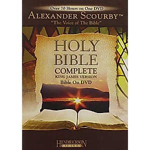Holy Bible: Complete King James Version Bible on DVD narrated by Alexander Scourby