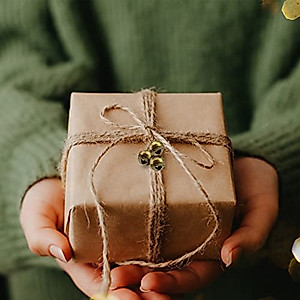 MCPINKY Bronze Jingle Bell,400pcs Small Bells DIY Mini Bell Bracelet Anklets Necklace Knitting and Jewelry Making,6mm