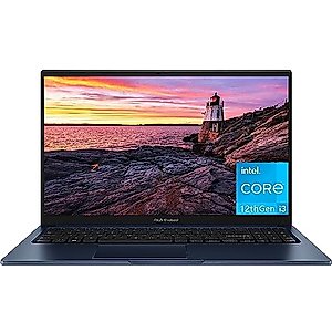 ASUS 2023 Newest Vivobook 15 Laptop, 15.6" Full HD Display, Intel Core i3 1215U Up to 4.4GHz, 16GB RAM, 1TB SSD, Intel UHD Graphics, Wi-Fi, Business, Student, Windows 11 Home S, Bundle with JAWFOAL