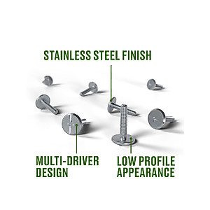 The Hillman Group 831489 1/4 X 3/4-Inch Stainless Steel Hurricane Bolt, 100-Pack