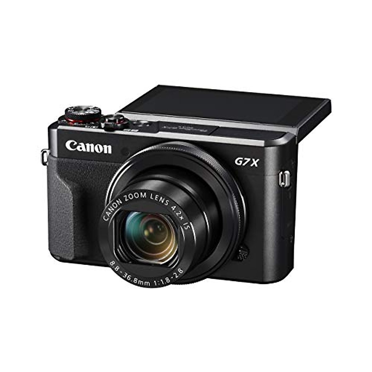 Canon PowerShot G7 X Mark II Digital Camera w/ 1 Inch Sensor and tilt LCD screen - Wi-Fi & NFC Enabled (Black) (Renewed)