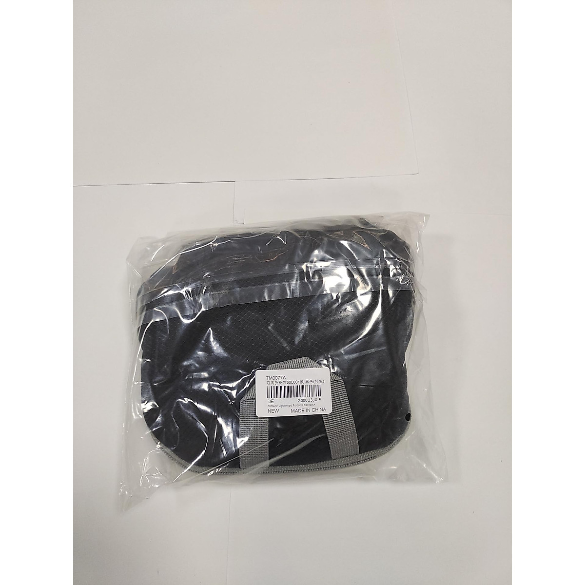 ZOMAKE Lightweight Packable Backpack 30L - Foldable Hiking Backpacks Water Resistant Compact Folding Daypack for Travel(Black)