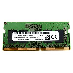 Micron Technology MTA4ATF1G64HZ-3G2E1 8GB 3200MHz DDR4 260-Pin SODIMM (PC4-25600) Memory Module for Laptops, Desktop Mini’s & All in One’s