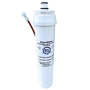 KleenWater KW-ECO-2-4-Membrane, 7208683,7208706 and 7208691 Filters Compatible with Eco Water ERO-335 Reverse Osmosis System, Made in the USA