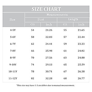 4 Pcs Girls Halloween Cheerleader Costume Outfit Set Fancy Dress for Kids Halloween Birthday Party (9 to 10 Years Old)