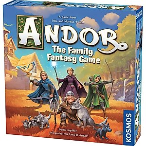 Andor: The Family Fantasy Game, Cooperative Family Board Game by Kosmos, 2 to 4 Players, Ages 7+