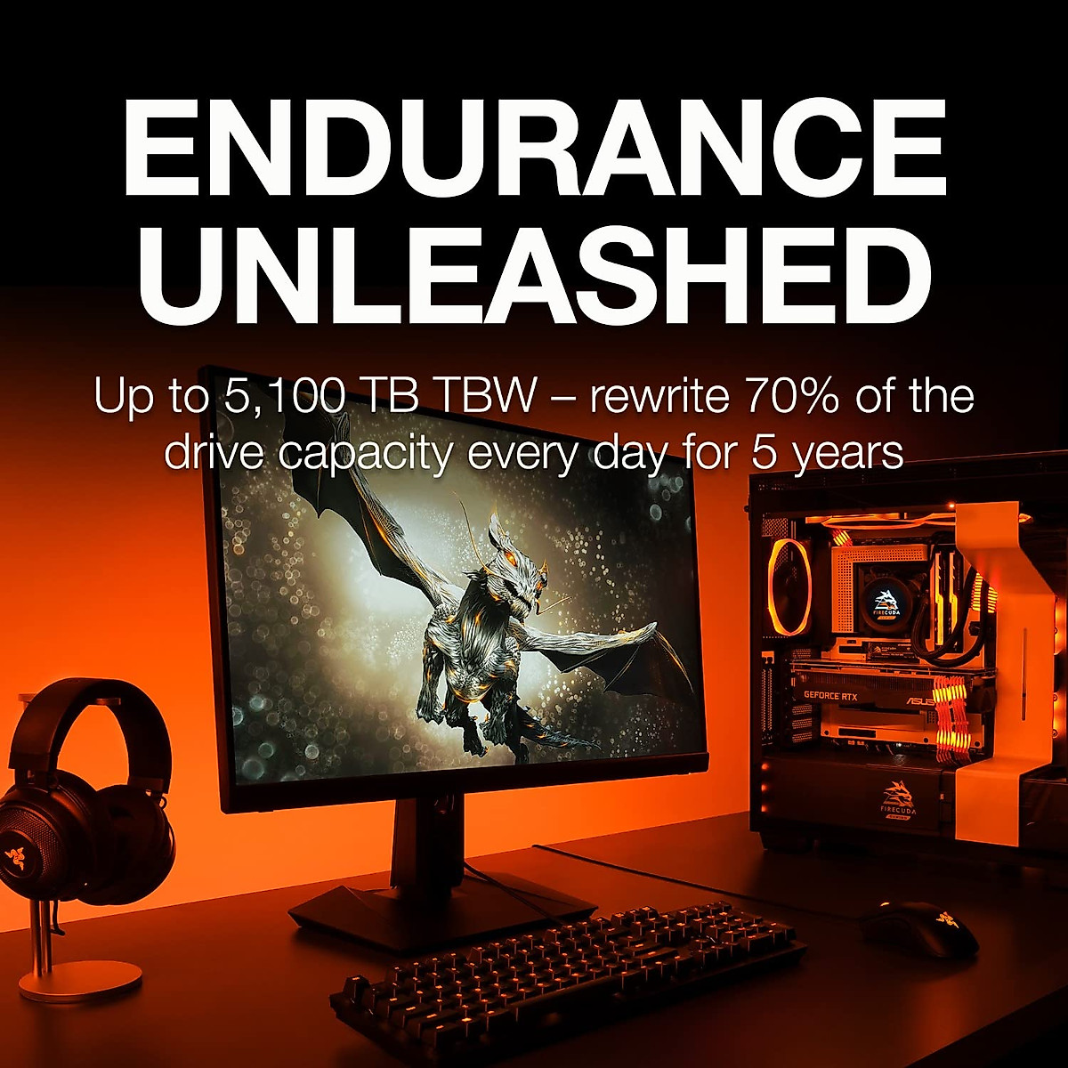 Seagate FireCuda 530 ZP500GM3A013 500 GB Solid State Drive - M.2 2280 Internal - PCI Express NVMe (PCI Express NVMe 4.0 x4)