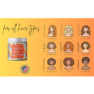 t.botanicals Chebe Butter for Hair Growth Hair Thickening Prevent Hair Loss Reduce Breakage and Split Ends Serum to Moisturize Dry Hair (Lavender, 8 oz.)