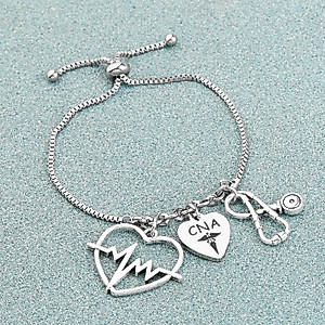 Lywjyb Birdgot CNA Bracelet CNA Certified Nursing Assistant Gift Graduation Gift for CNA Nurse (cna br card)