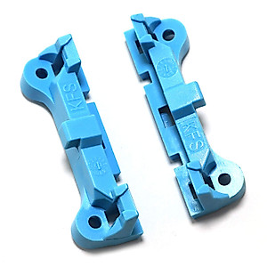 RLECS 4pcs Plastic CPU Fan Retainer Bracket Base Parts for AM2 AM3 FM1/2/2+/3 for PC Heat Sink Cooling Fan Mounting, Blue