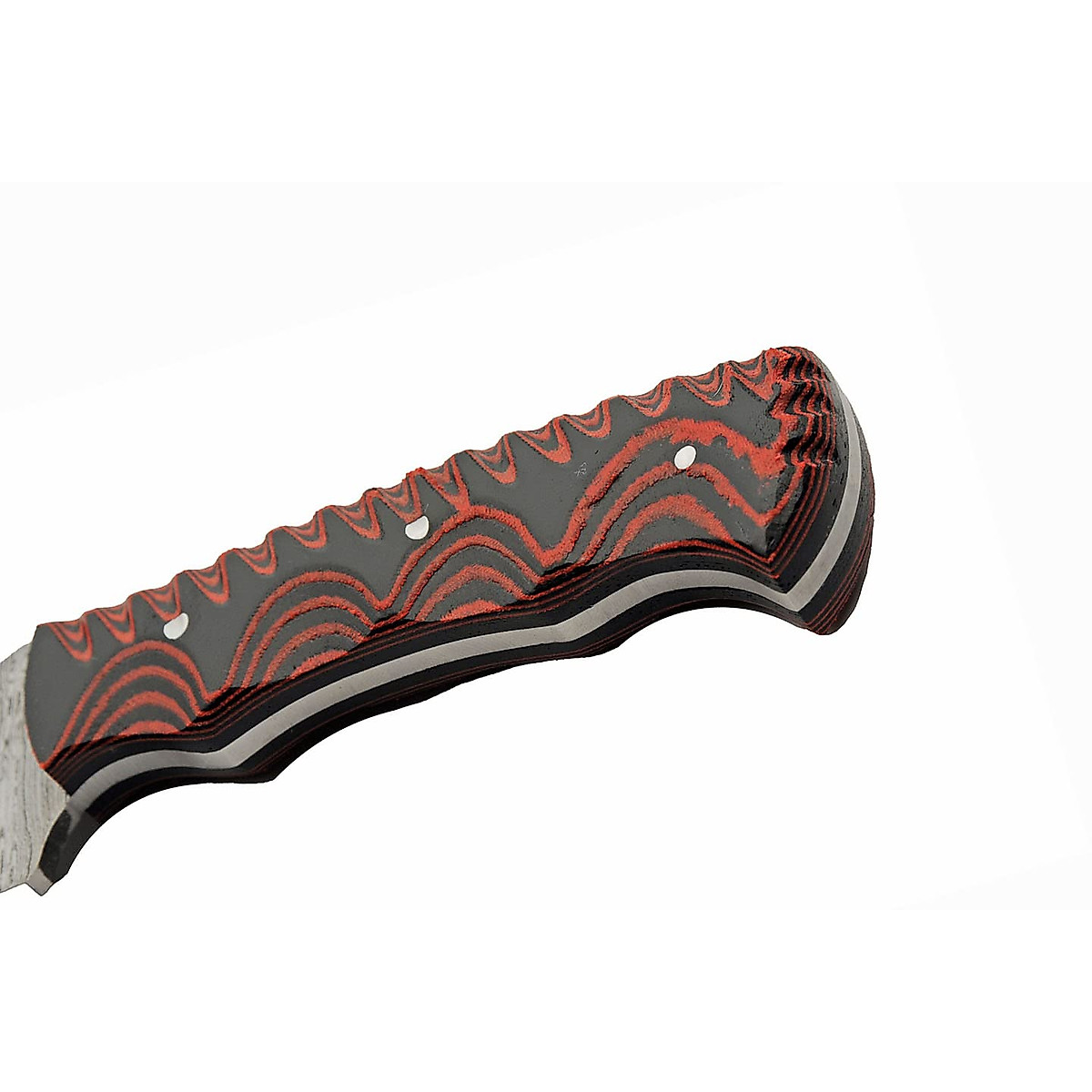 Magma Damascus Steel Blade Micarta Handle 9.5 inch Edc Hunting Knife