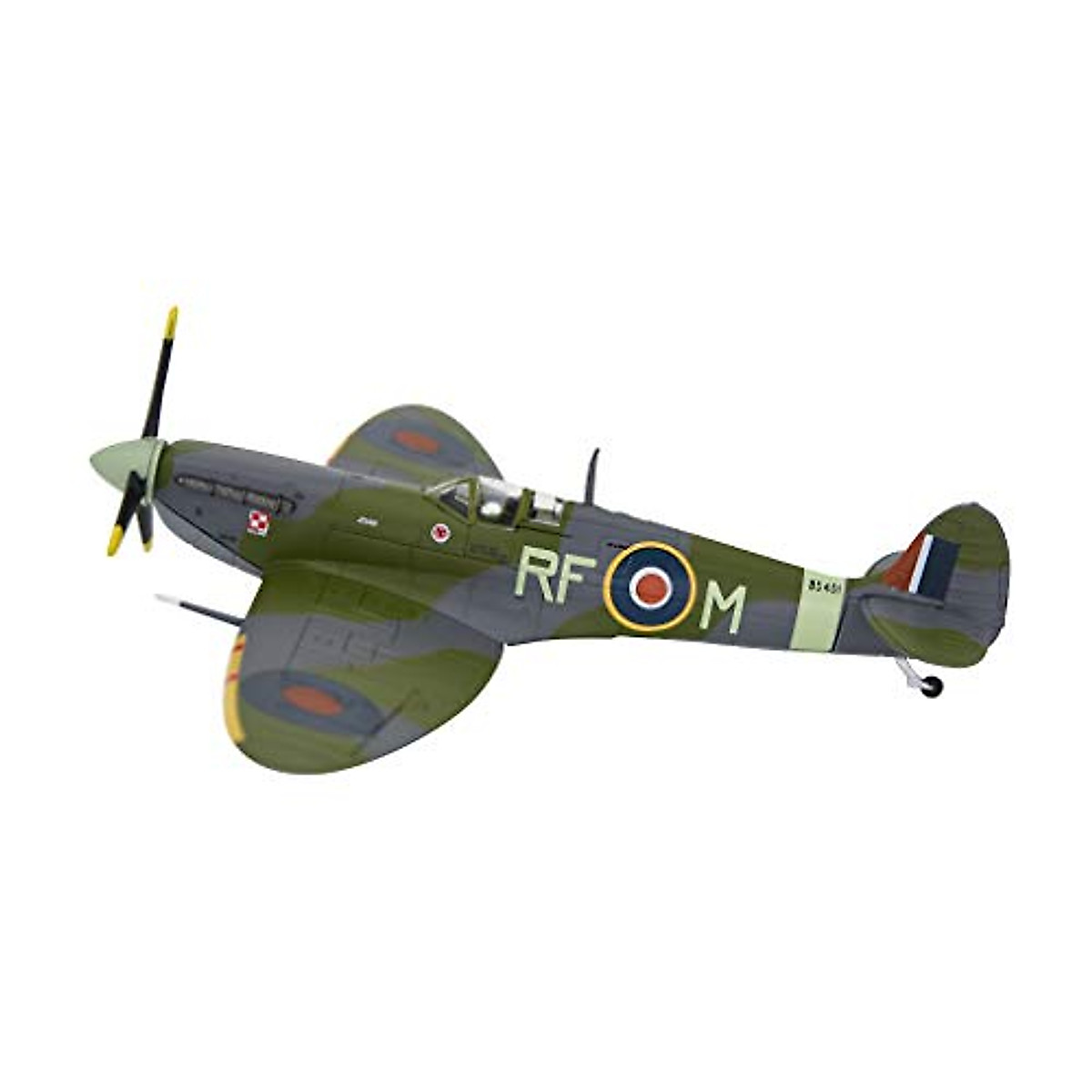 TANG DYNASTY(TM) 1:72 Supermarine Spitfire Fighter Attack Metal Plane Model, World War II Royal Air Force 1941, Military Airplane Model,Diecast Plane,for Collecting and Gift