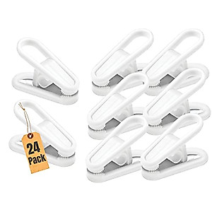 1InTheHome Multi-Purpose Hanger Clips (24 Count)