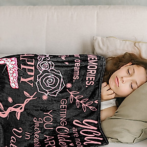 15th Birthday Blanket Gifts for Girls - Happy 15th Birthday Gift Ideas for Her - 15 Year Old Gifts for Daughter Sister Bestie - Personalized Flannel Fleece Soft Throw Blanket