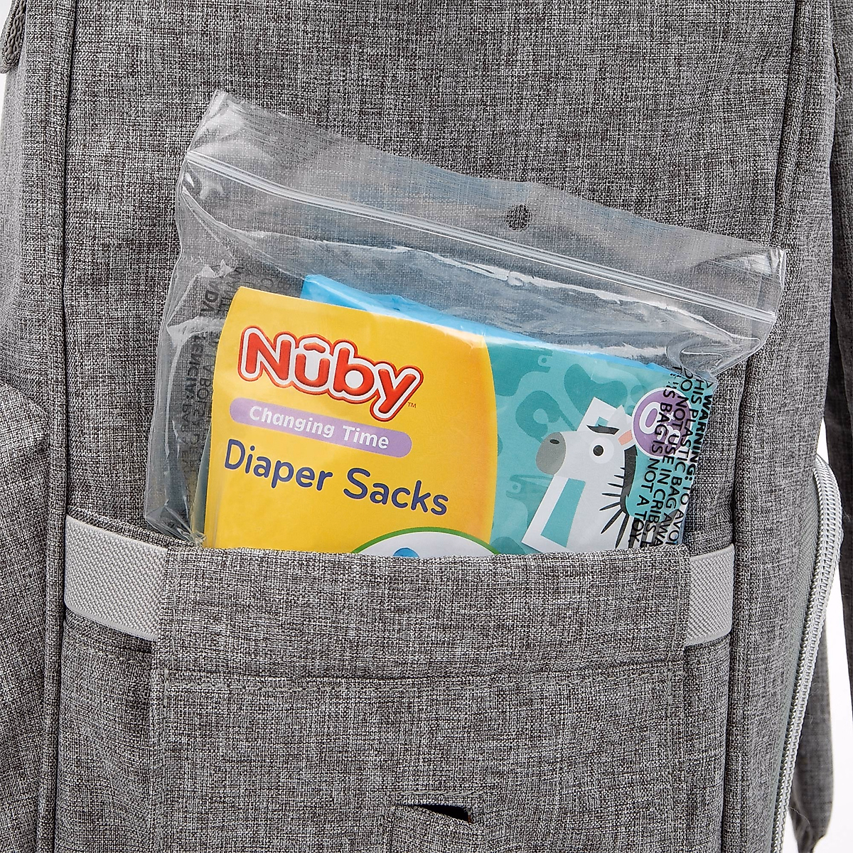 Nuby 50-Piece Diaper Sacks, 50 Count (Pack of 1)