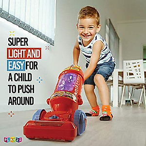 Play22 Kids Vacuum Cleaner Toy for Toddler with Lights & Sounds Effects & Ball-Popping Action - Pretend Play Toy Vacuum Cleaner for Toddler Best Gift for Boys and Girls, No Suction! Original
