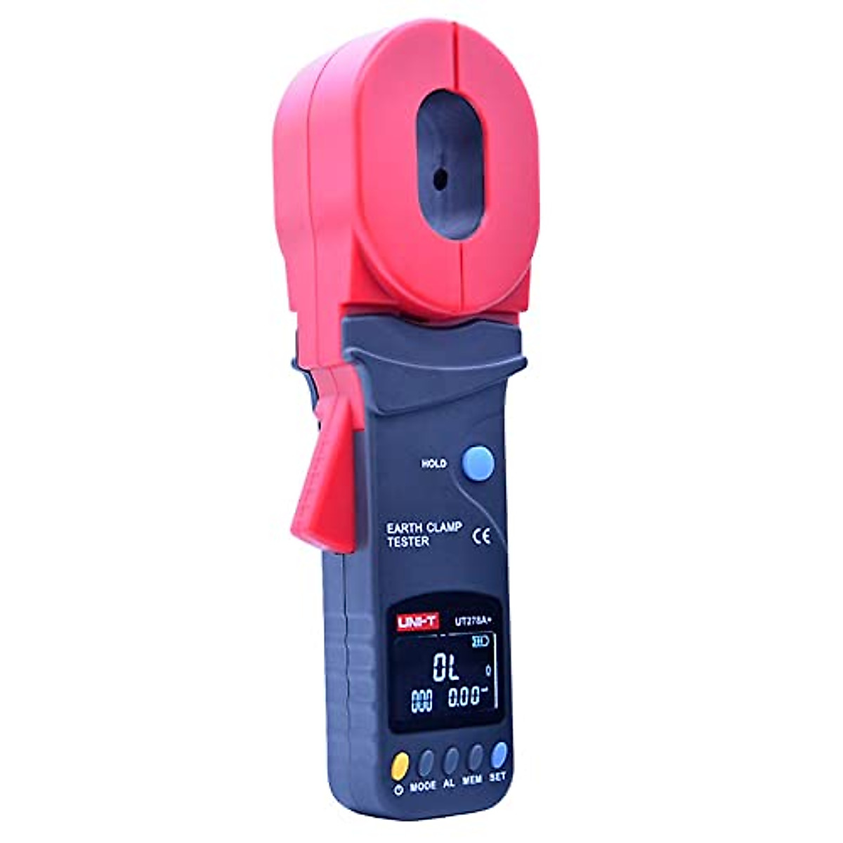 UNI-T UT276A+/ UT278A+ Clamp Earth Ground Tester, 4 Digits LCD Display Leakage Current 30A Earth Ground Resistance 1200Ω CAT III 300V CE, RoHS (UT278A+)