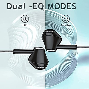 LKOKJ Neckband Earphones Wireless inEar Headphones with Mic, IPX5 Sport Earbuds Wireless fo