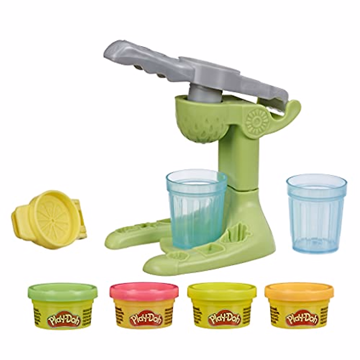 Play-Doh Kitchen Creations Juice Squeezin' Toy Juicer for Kids 3 Years and Up with 4 Non-Toxic Colors