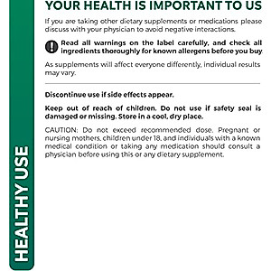 Thyroid Support with Iodine - 120 Capsules (Non-GMO) Improve Your Energy - Ashwagandha Root, Zinc, Selenium, Vitamin B12 Complex - Thyroid Health Supplement - 60 Day Supply