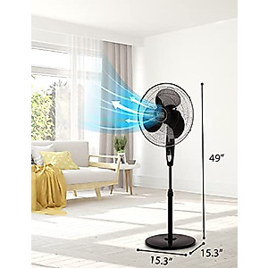 BLACK+DECKER 16 Inches Stand Fan with Remote