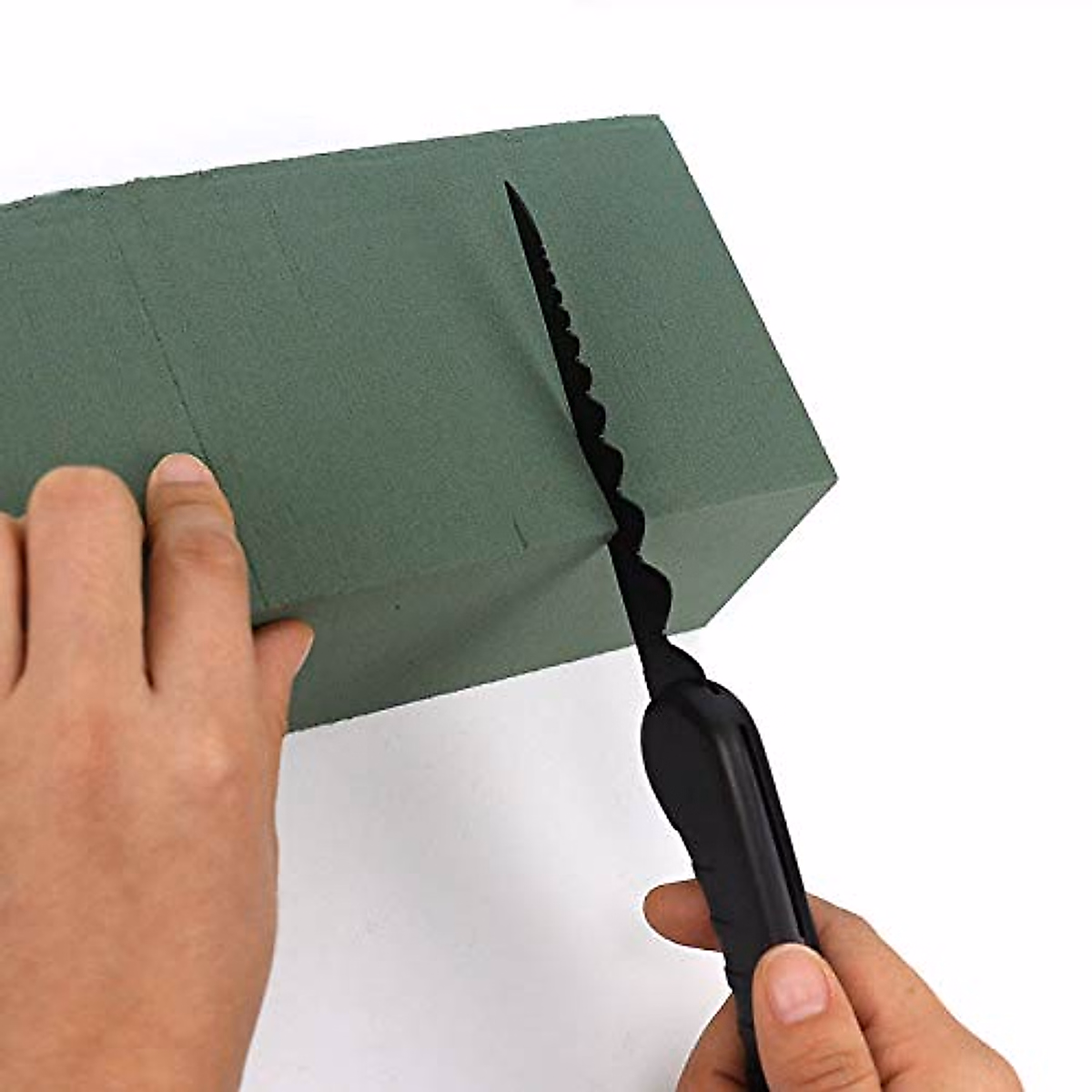 Crafare 6pc Wet Floral Foam Bricks Green Florist Styrofoam Blocks for Spring Fresh Flower Arrangement and Crafts Supply