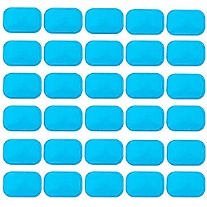 KASBEE ABS Gel Pads, 50PCS Muscle Stimulator Pads Replacement for Ultimate Muscle EMS Toner Abdominal Belt Belly Thigh Flab Arm Leg Waist Workout Trainer Machine
