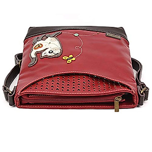 Chala Sweet Messenger Tote Bag - Slim Cat - Burgundy