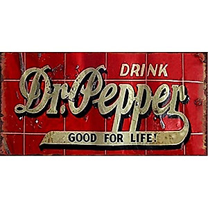 FlowerBeads Metal Poster Hanging Old Metal Signs Bar Pub Club Shop Garage Decoration 30X15Cm