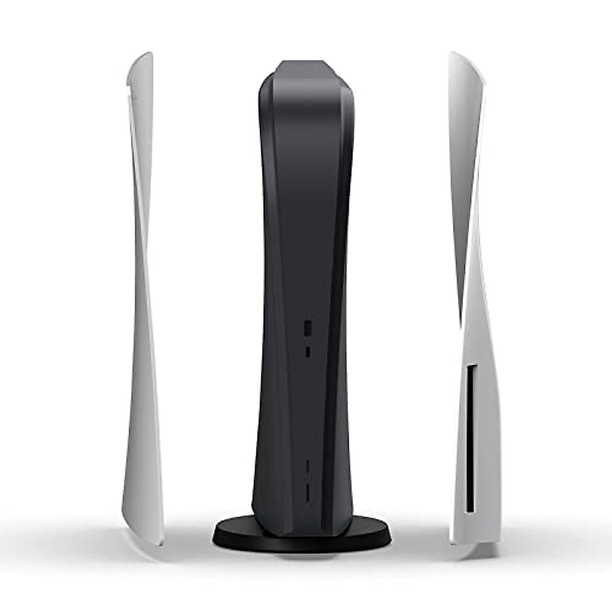 Disc Edition Face Plates Cover Skins Shell Panels for PS5 Console, Accessories for Playstation 5 Protective Shell Replacement Faceplate (Grey)