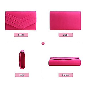 Lanpet Women's Evening Clutch Bags Formal Party Clutches Wedding Purses Cocktail Prom Handbags