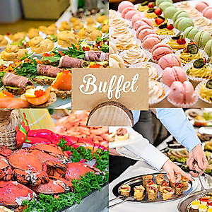 Semi-Circular Wood Wedding Place Card Holders with 40 Pcs Kraft Name Place Cards for Table Setting,Table Number Holders,Table Sign Stand,Name Card Picture Photo Holders for Wedding,Birthday,Party